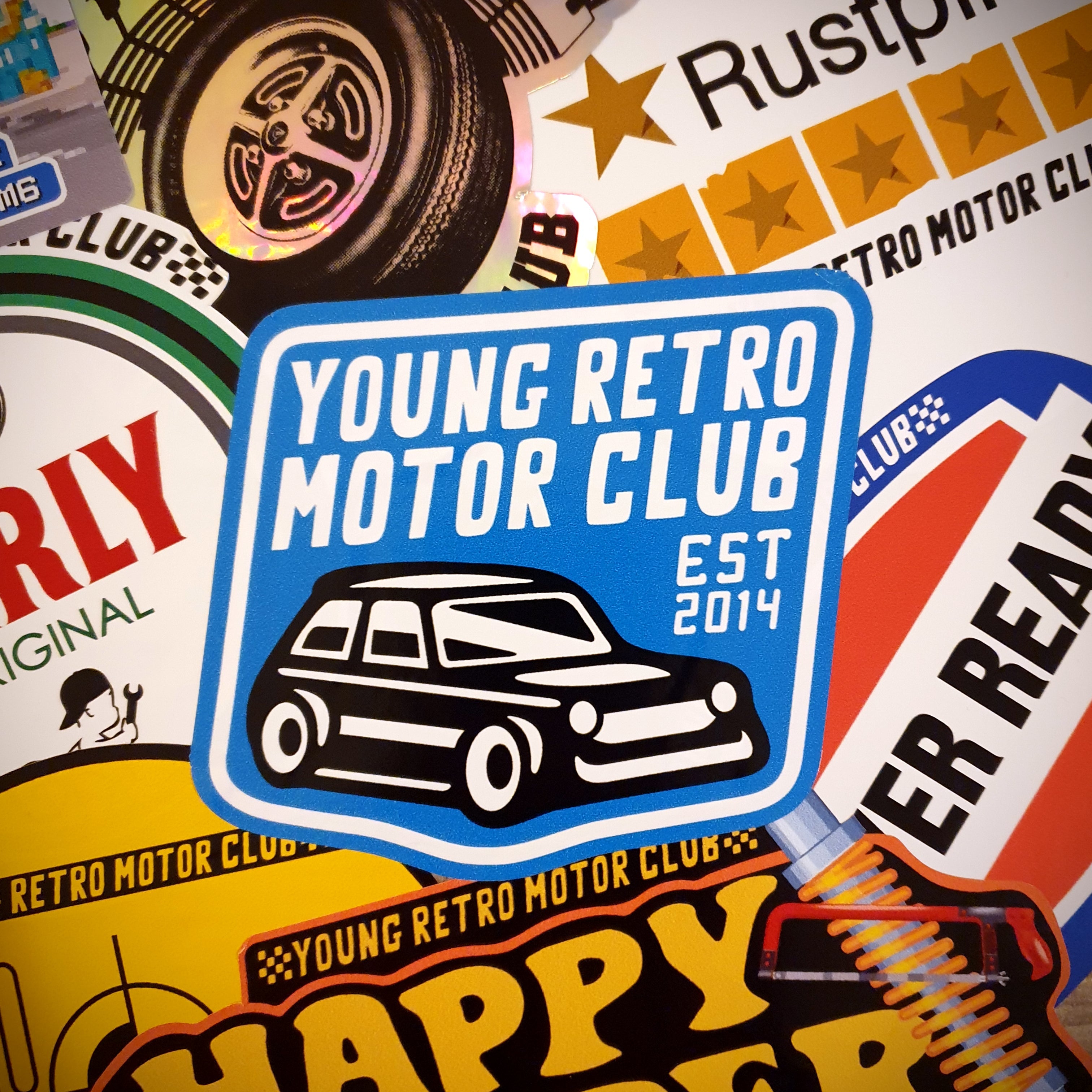 Shop Stickers – Young Retro Motor Club